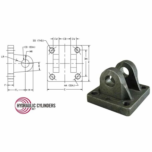 Clevis Bracket | Hydraulic Cylinder Accessories & Parts